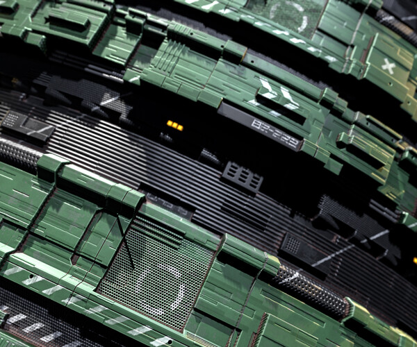 ArtStation - 20 sci fi material vol 01 | Game Assets