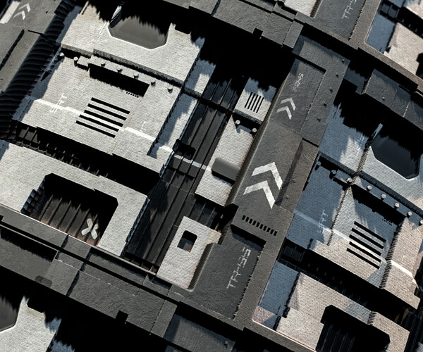 ArtStation - 20 sci fi material vol 01 | Game Assets