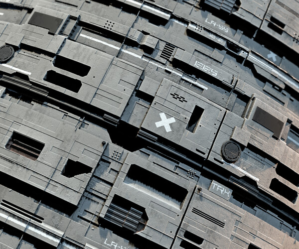 ArtStation - 20 sci fi material vol 01 | Game Assets