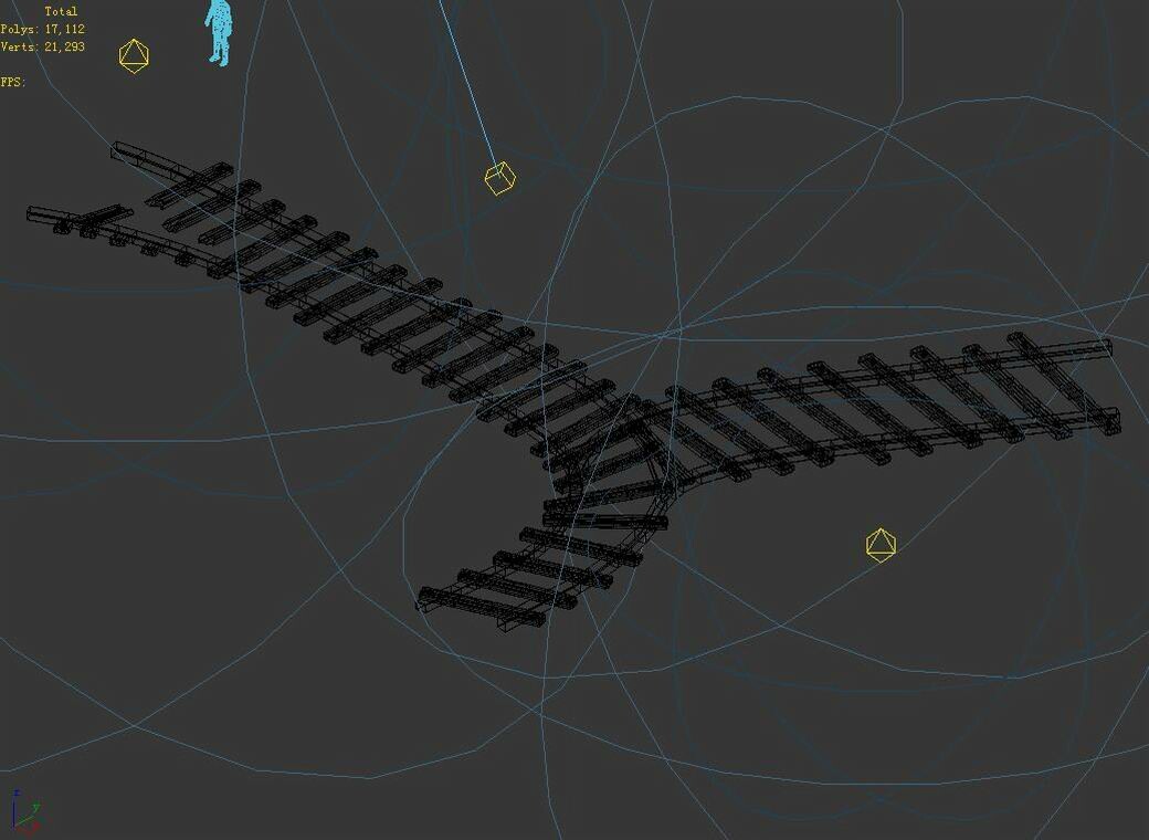 ArtStation - Black Light Cave - Rail Track 02 | Game Assets