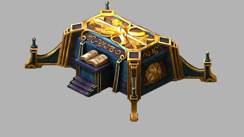 ArtStation - Tomb Map - Main Coffin 05 | Game Assets