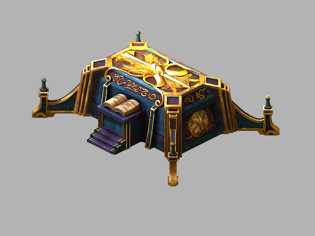 ArtStation - Tomb Map - Main Coffin 05 | Game Assets