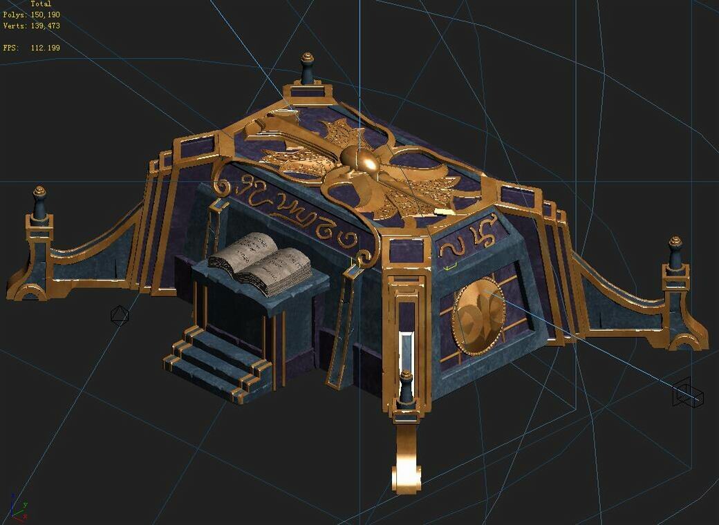 ArtStation - Tomb Map - Main Coffin 05 | Game Assets