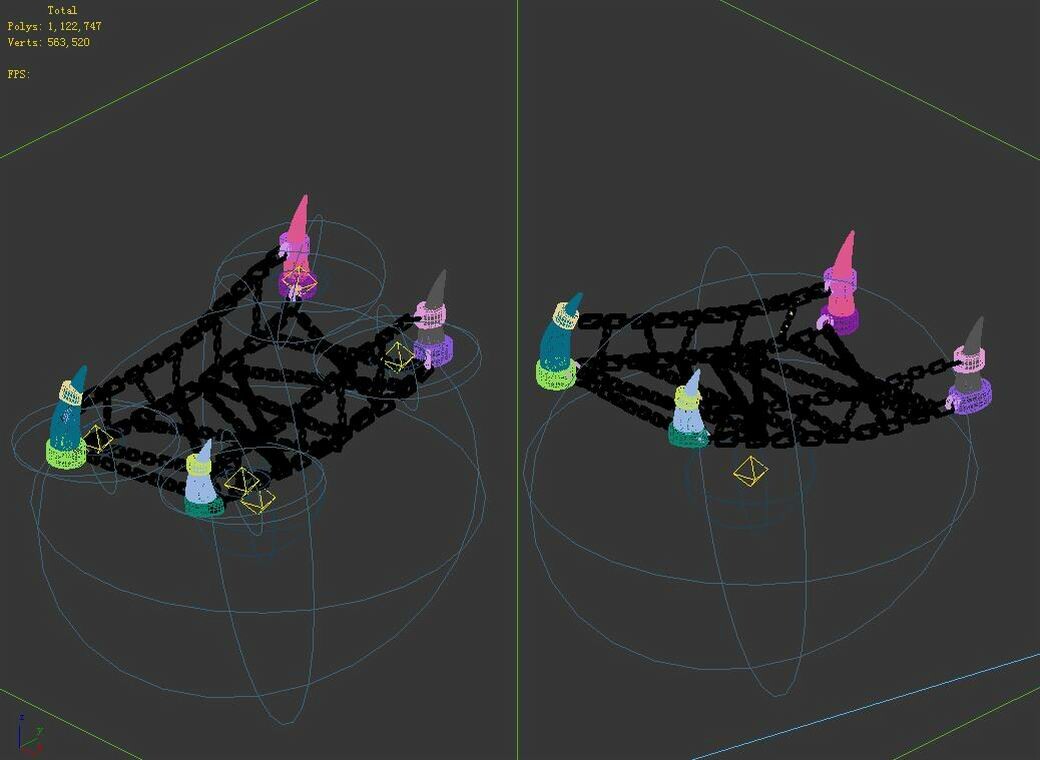 ArtStation - Lava Hell - Chain Bridge 24 | Game Assets