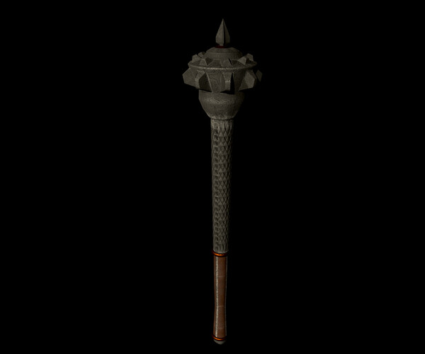 ArtStation - Lowpoly Blunt Mace | Game Assets