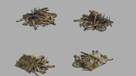 ArtStation - Damage - Chariot 03 | Game Assets