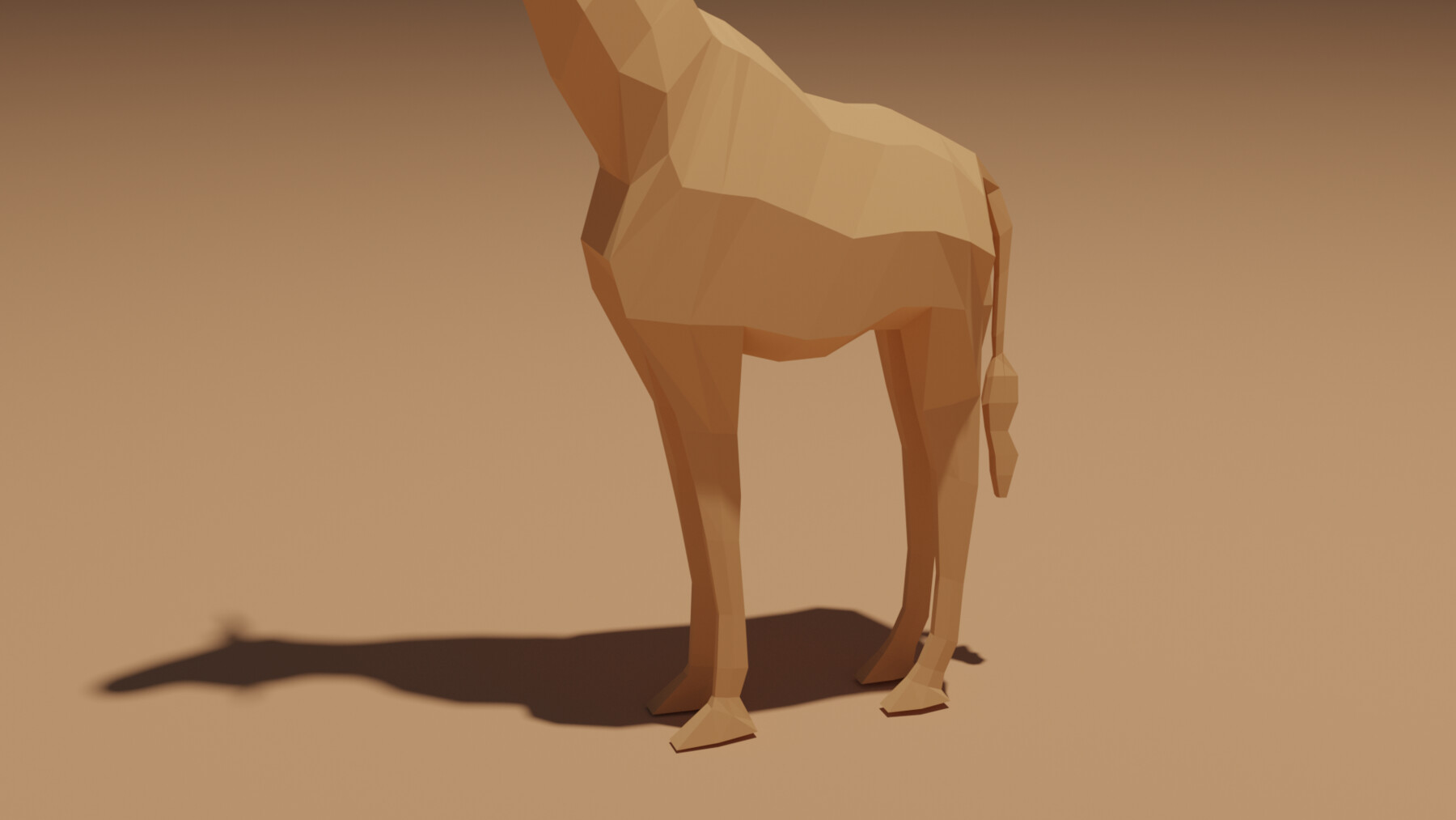 ArtStation - Giraffe Low-poly 3D model | Resources