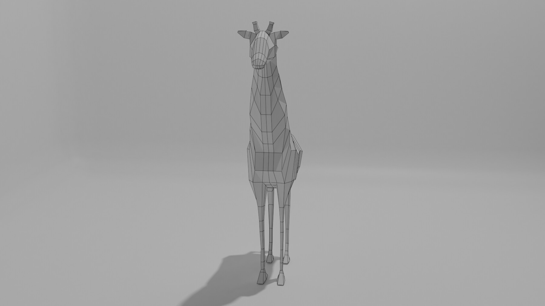 ArtStation - Giraffe Low-poly 3D model | Resources