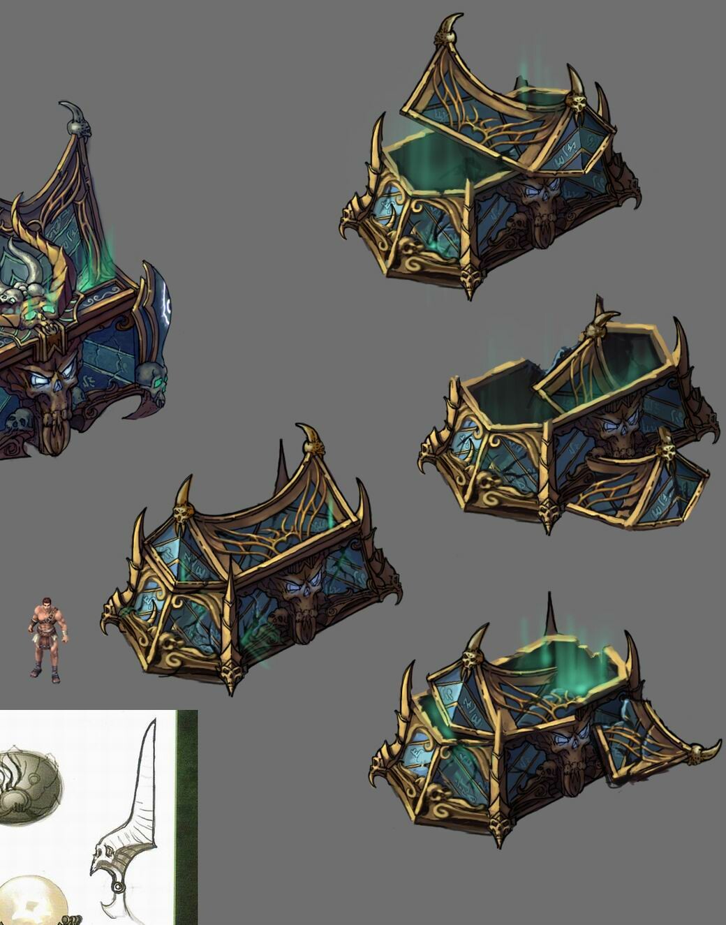 ArtStation - Funeral Place - Small Coffin 02 | Game Assets