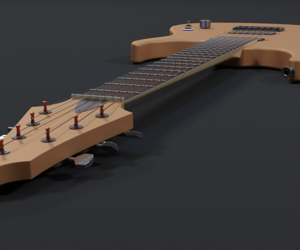 ArtStation - Electric guitar 7 string | Resources