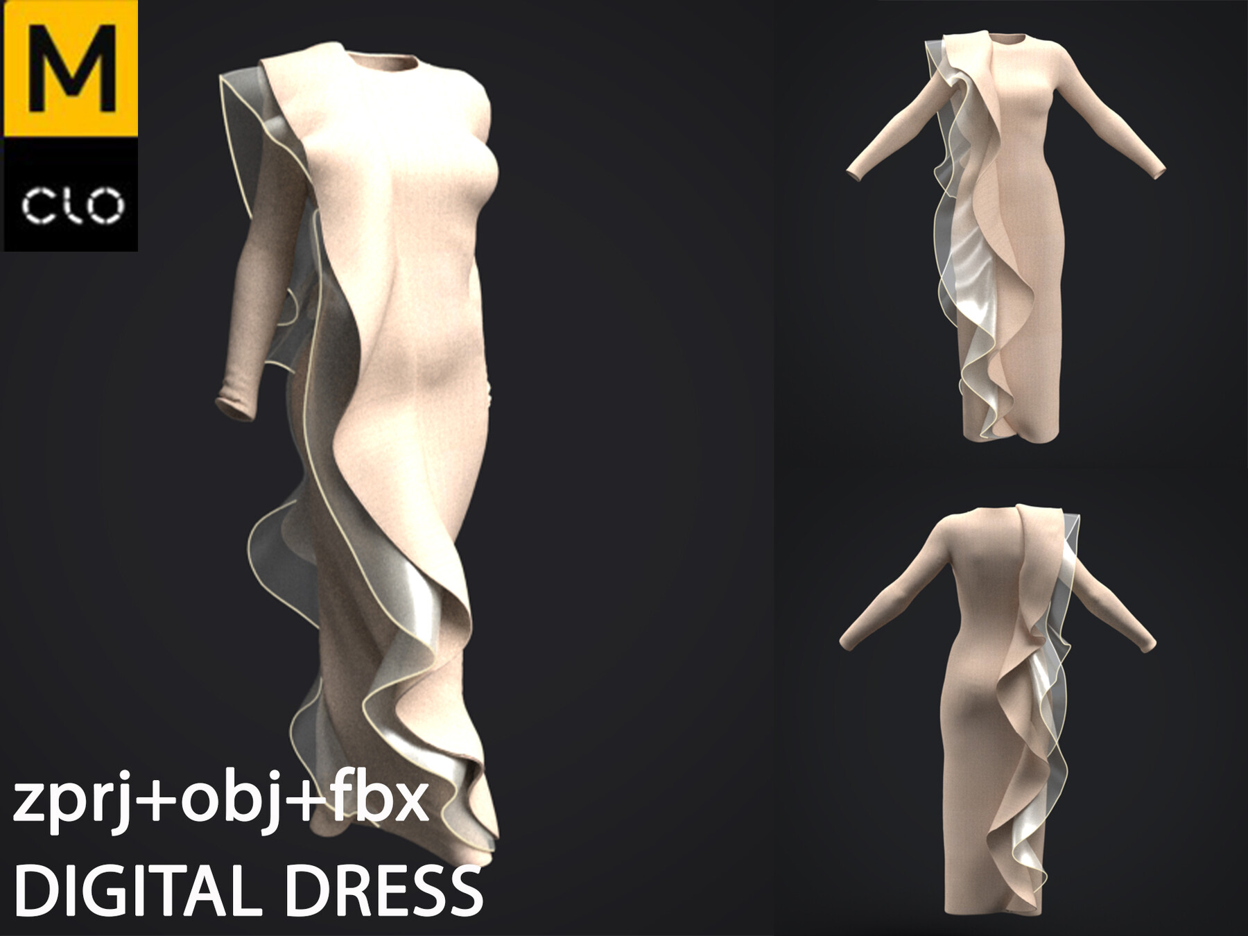 ArtStation - DIGITAL DRESS | Game Assets