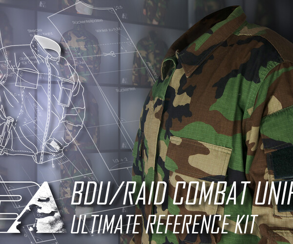 ArtStation - BDU/Raid Combat Uniform Ultimate Reference Kit | Resources