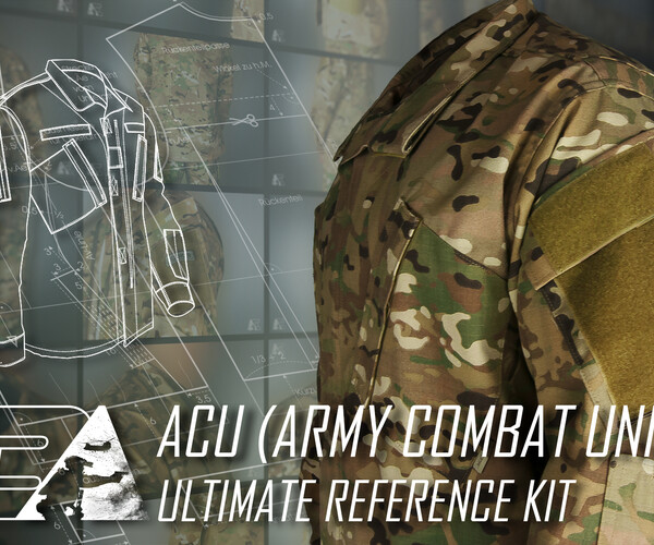 ArtStation - ACU Uniform Ultimate Reference Kit | Resources