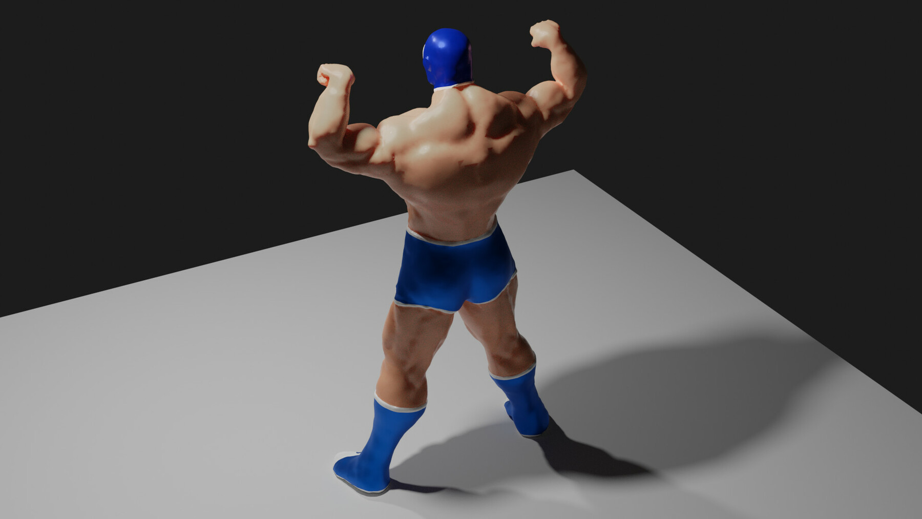 ArtStation - Masked Fighter - Lucha Libre - Wrestling 3D model | Game ...