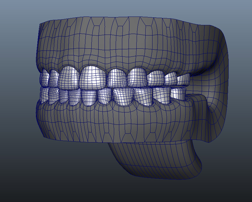 ArtStation - Jaw base mesh | Resources