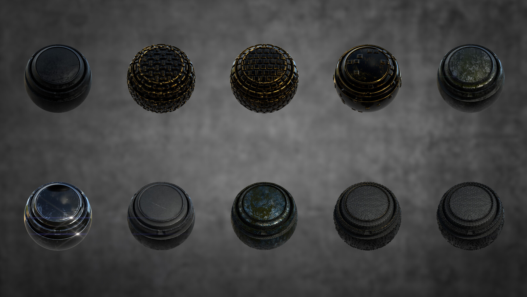 ArtStation - 120 Metal Smart Materials + Tutorial | Resources