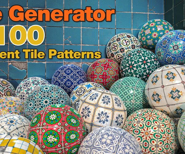 ArtStation - Tile Generator - Substance Painter | Game Assets