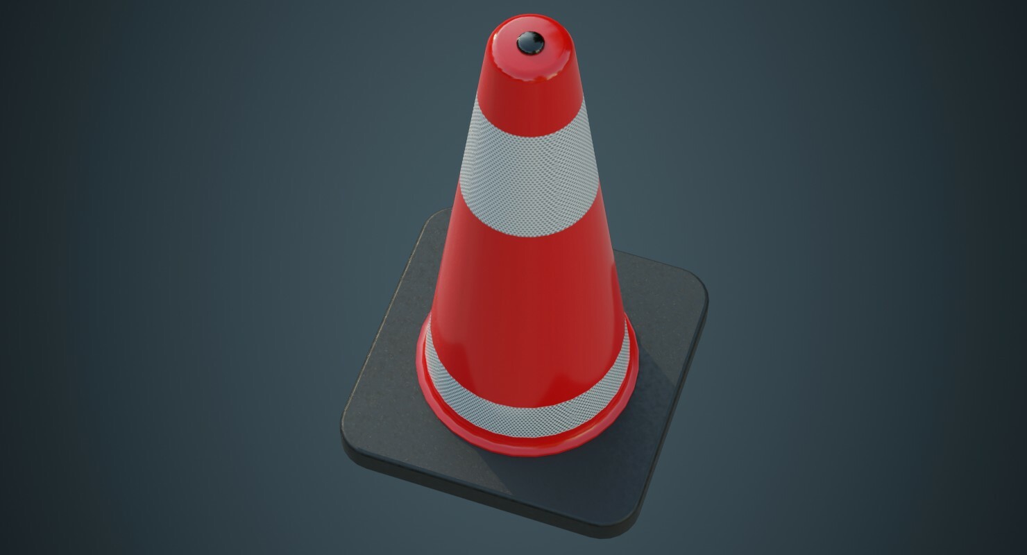 ArtStation - Traffic Cone 5A | Game Assets