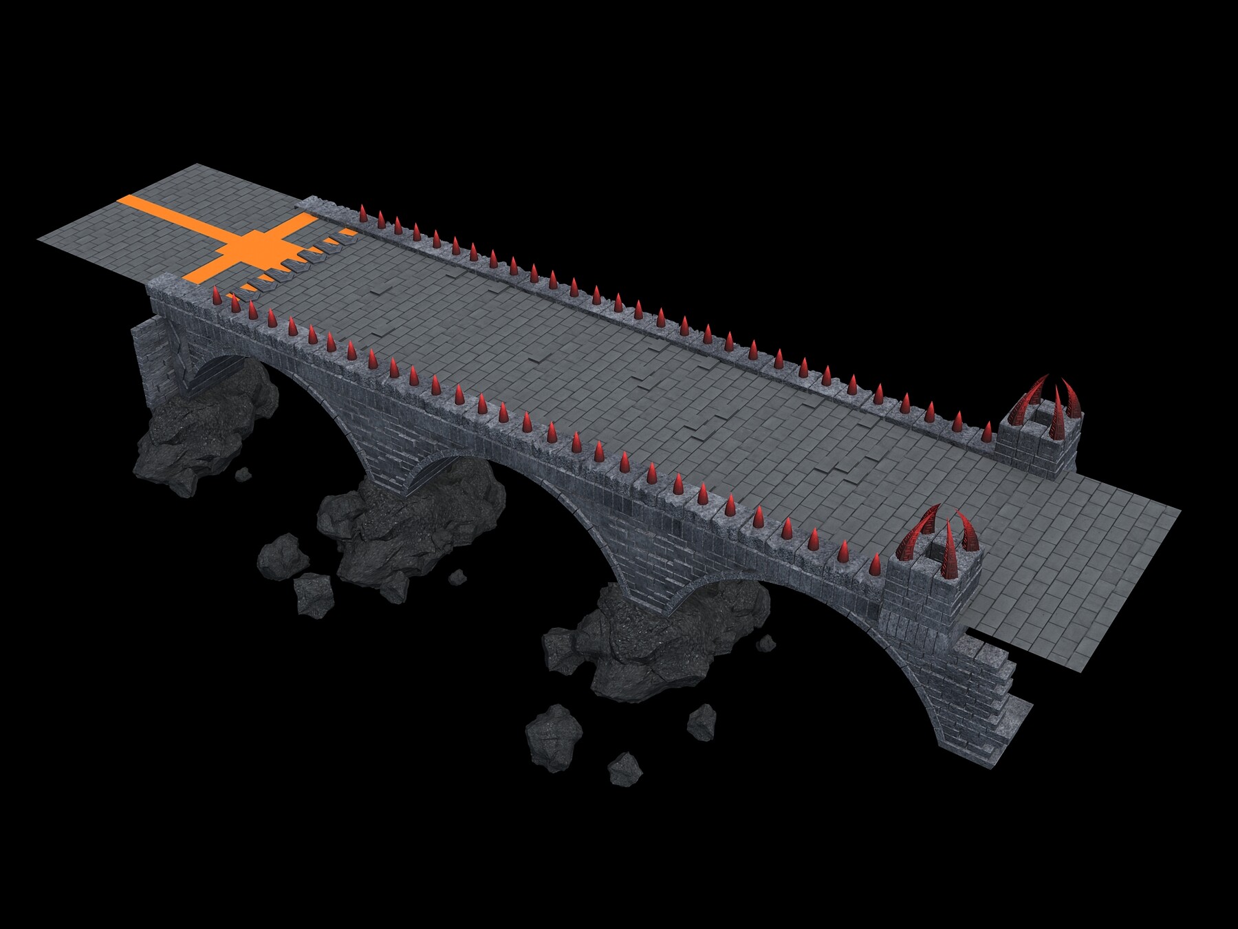 ArtStation - City Gate - Bridge 271 | Game Assets