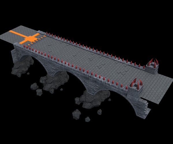 ArtStation - City Gate - Bridge 271 | Game Assets