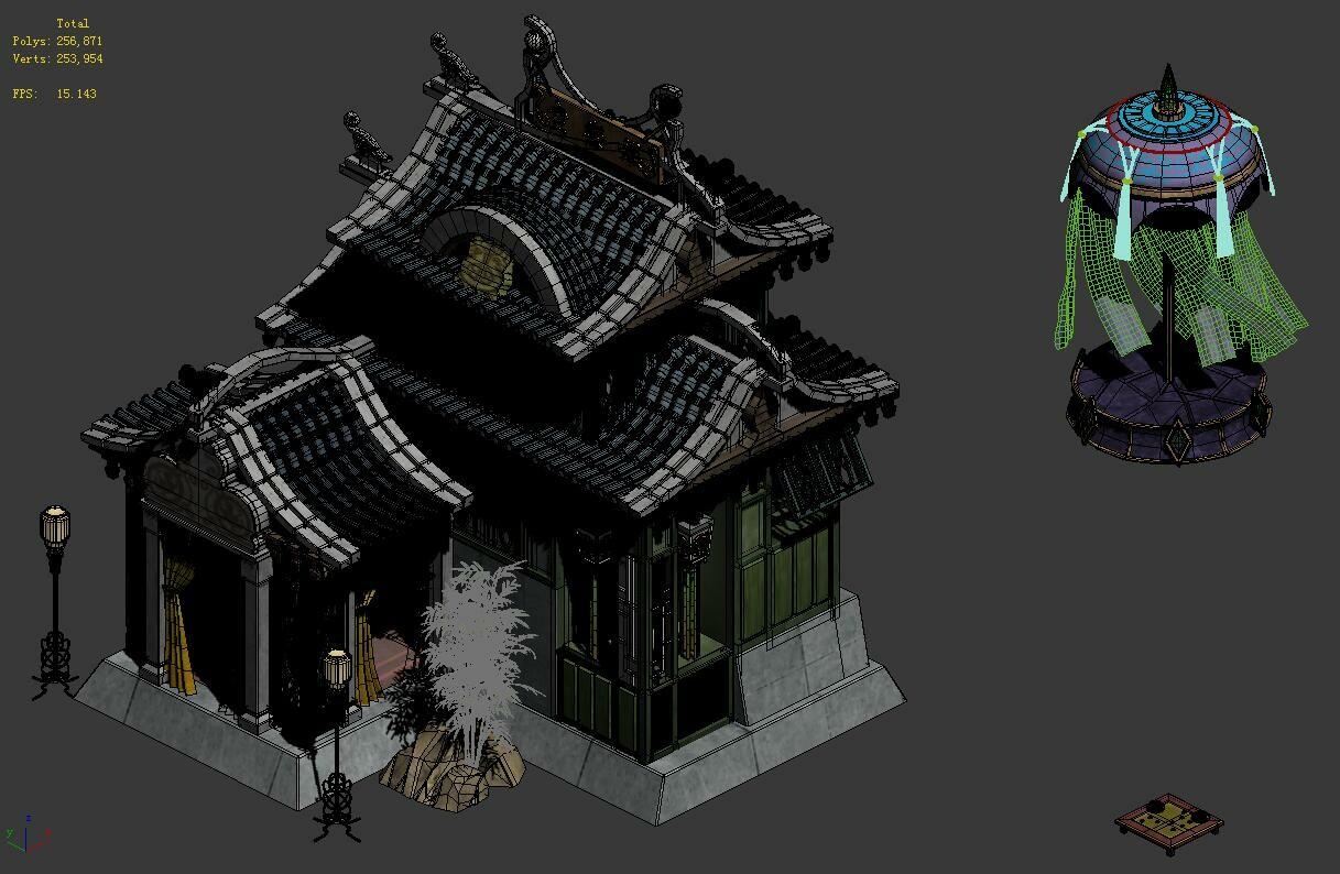 ArtStation - City Building - Recreation Room | Game Assets