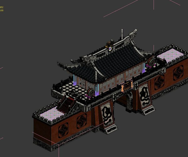 ArtStation - Ancient Capital Architecture - City Gate | Game Assets