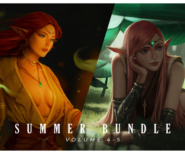 ArtStation - Tutorial & Walkthrough / Summer Bundle . Volume 4-5 | Tutorials