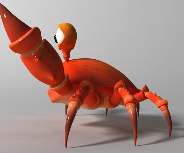 ArtStation - Cartoon Crab RIGGED and ANIMATED | Resources