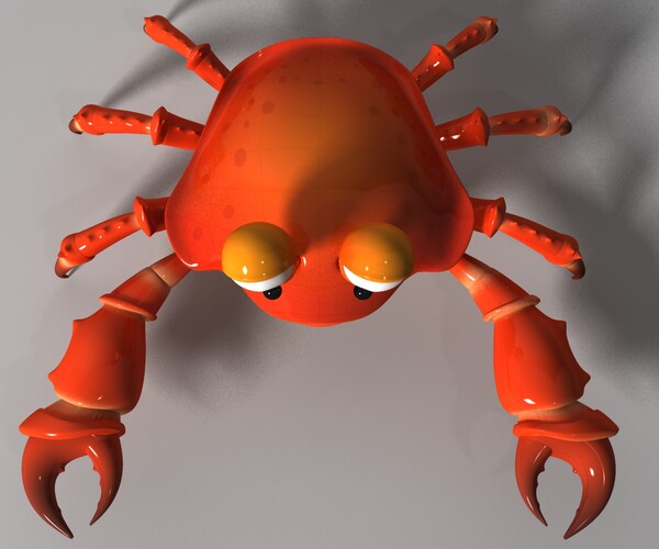 ArtStation - Cartoon Crab RIGGED and ANIMATED | Resources