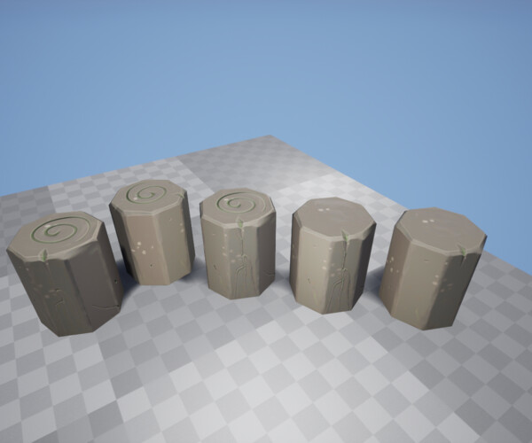 ArtStation - Stylized Low Poly Small Rocks [FREE] | Game Assets