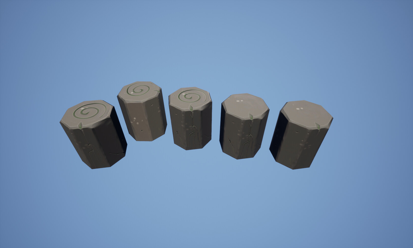 ArtStation - Stylized Low Poly Small Rocks [FREE] | Game Assets