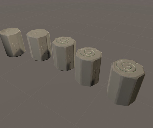 ArtStation - Stylized Low Poly Small Rocks [FREE] | Game Assets