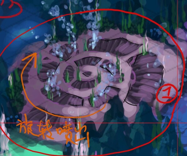 ArtStation - Submarine maze - spiral hole | Game Assets