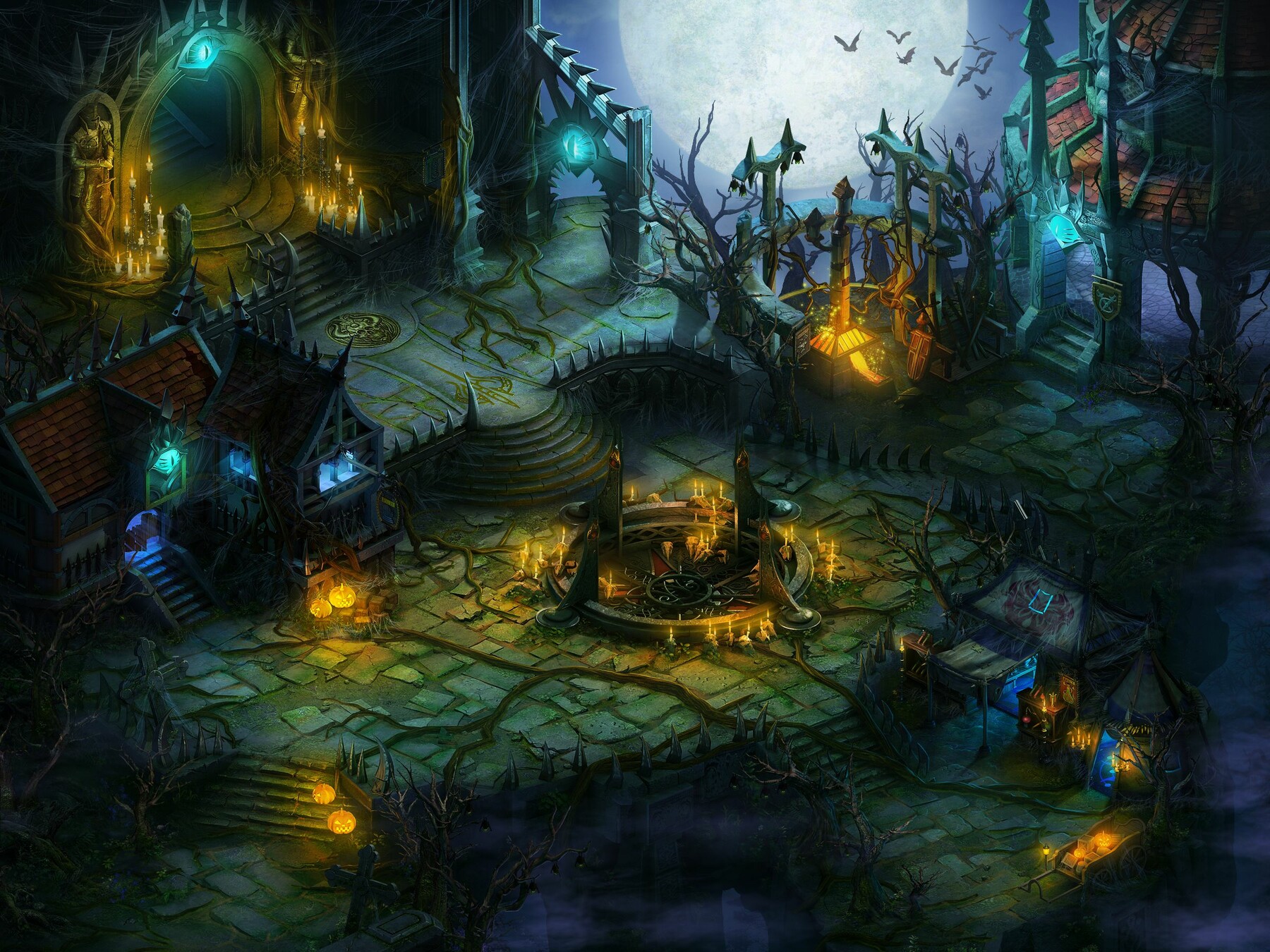 ArtStation - Dark Forest - Terrain 01 | Game Assets