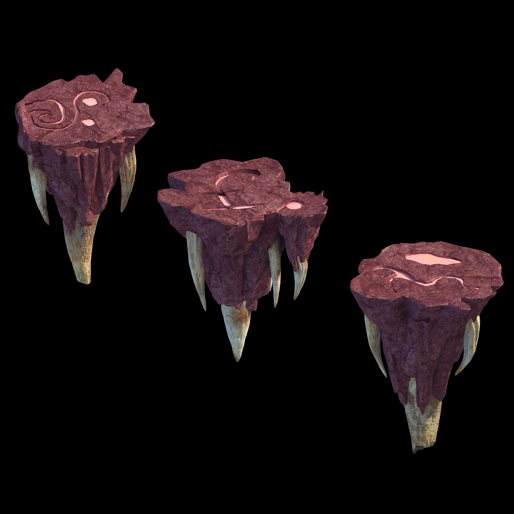 ArtStation - Flame Cave - Channel Terrace | Game Assets