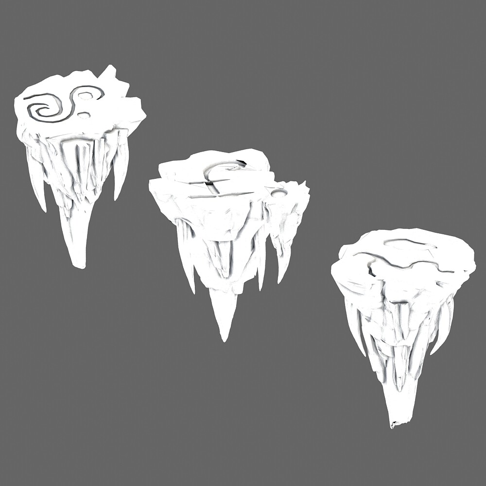 ArtStation - Flame Cave - Channel Terrace | Game Assets