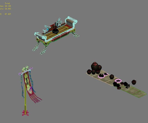 ArtStation - Furniture - altar table | Game Assets