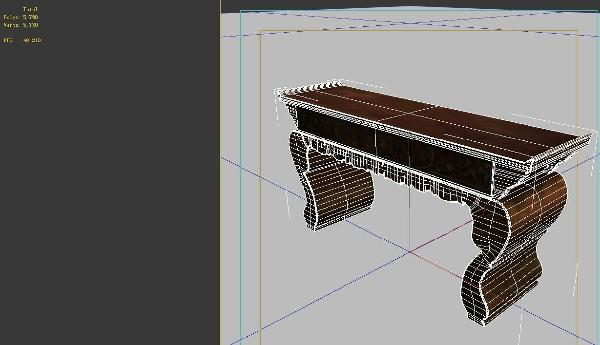 ArtStation - Furniture - table 02 | Game Assets