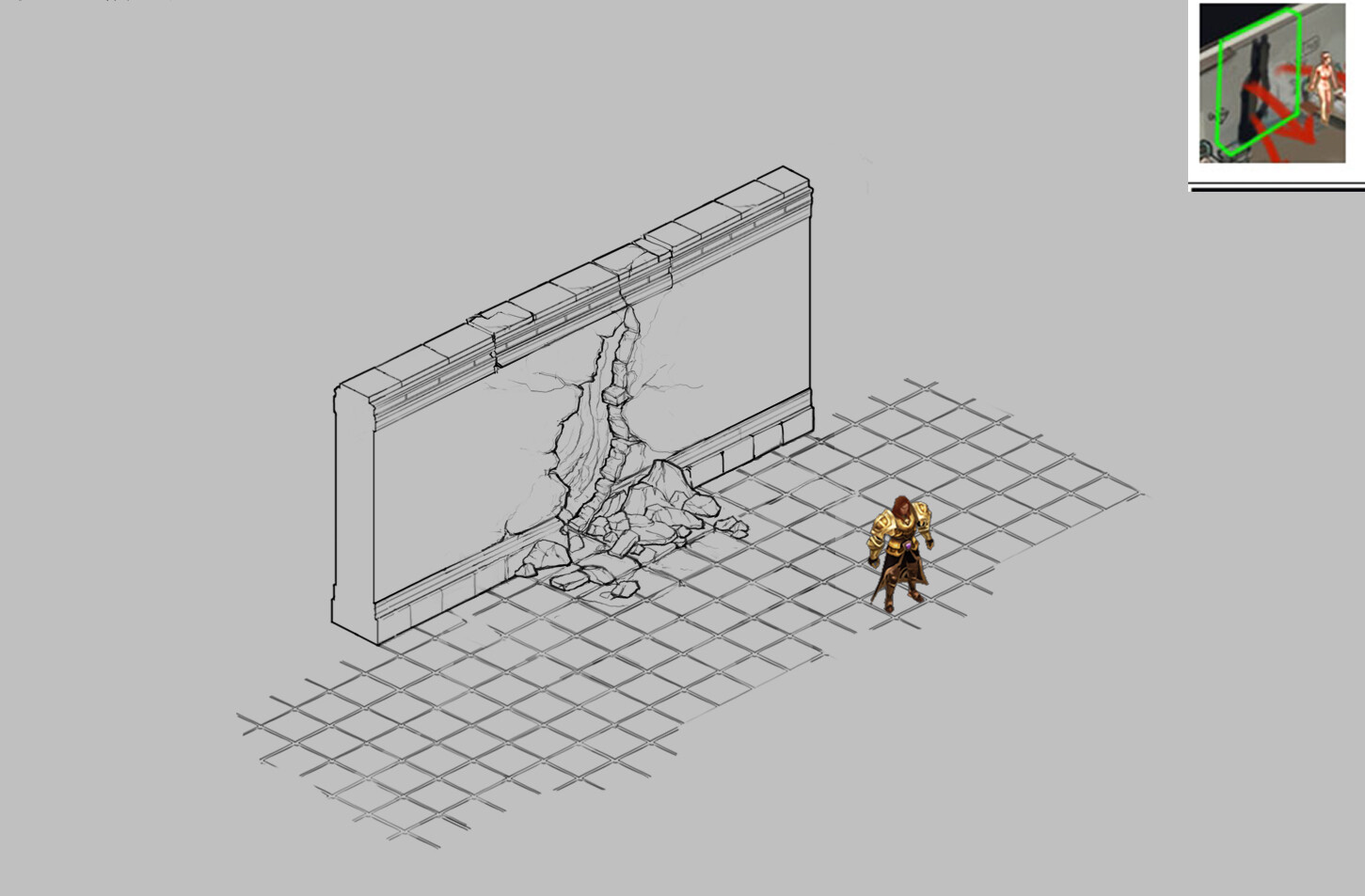 ArtStation - Church Hospital - Wall Break 02 | Game Assets