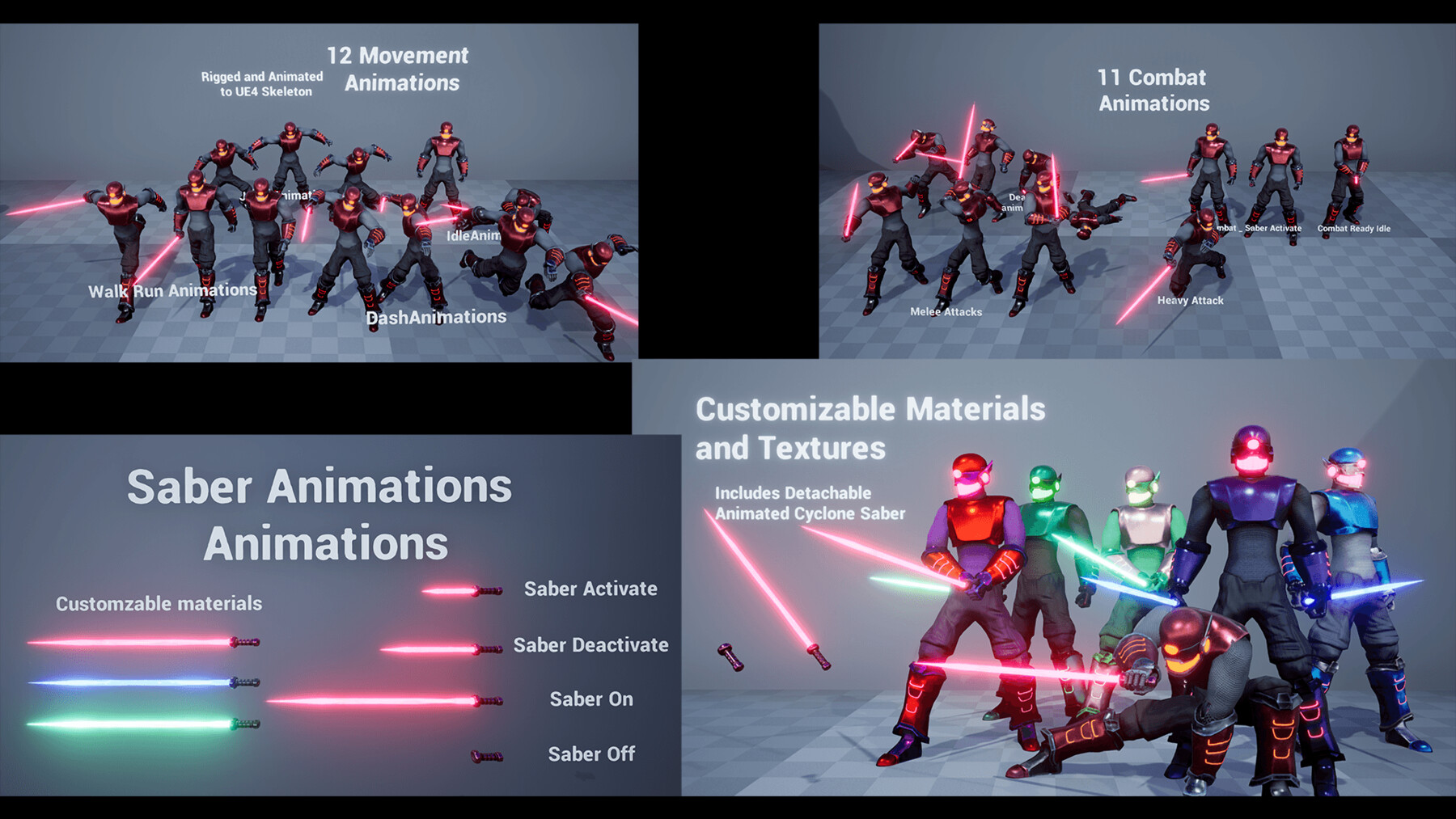 ArtStation - Full Metal Mega Pack Series - (Unreal Engine 4 Characters ...