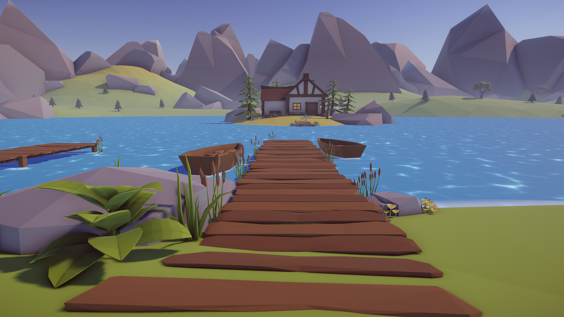 ArtStation - Low Poly Medieval Village - Asset for Unity 3D, Map and Models | Game Assets