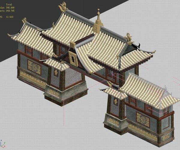 ArtStation - Capital city planning - city gate | Game Assets