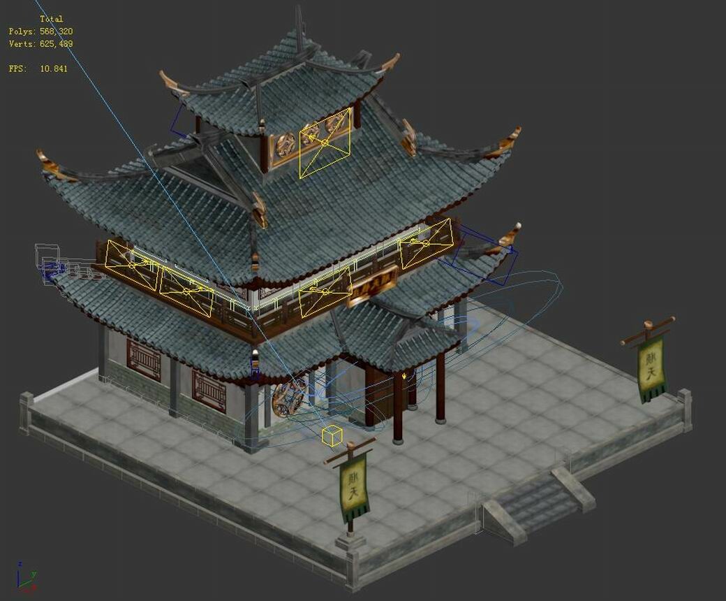 ArtStation - Capital city planning - bank - bank | Game Assets