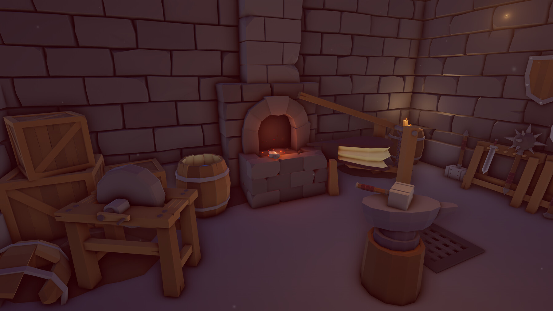 ArtStation - Low Poly Dungeons - Asset for Unity 3D, Map and Models | Game Assets