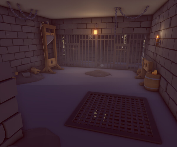 ArtStation - Low Poly Dungeons - Asset for Unity 3D, Map and Models ...