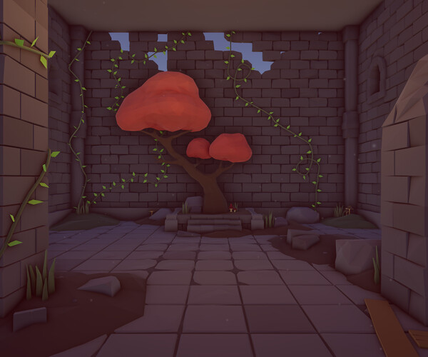 ArtStation - Low Poly Dungeons - Asset for Unity 3D, Map and Models | Game Assets