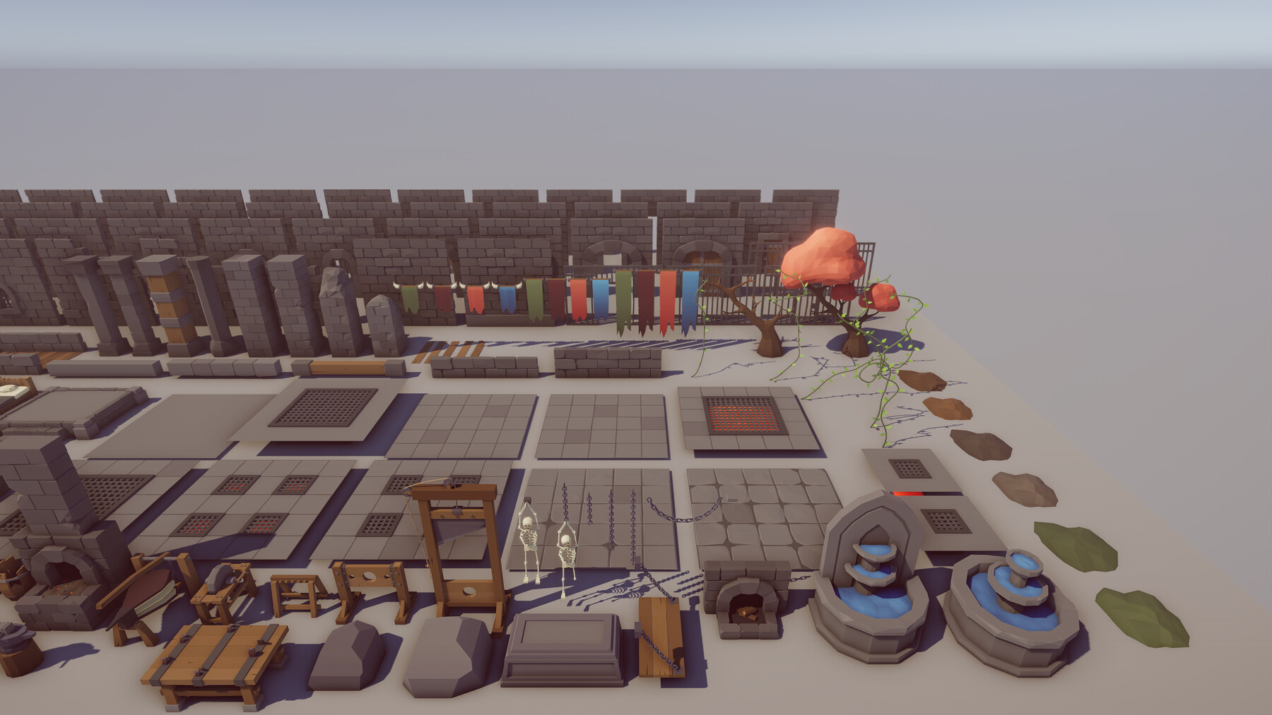 ArtStation - Low Poly Dungeons - Asset for Unity 3D, Map and Models | Game Assets