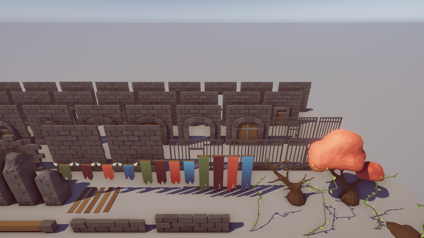 ArtStation - Low Poly Dungeons - Asset for Unity 3D, Map and Models | Game Assets