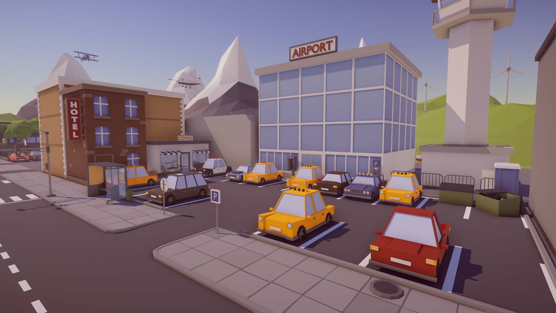 ArtStation - Low Poly Megapolis Pack - Asset for Unity 3D, City Map and Models | Game Assets