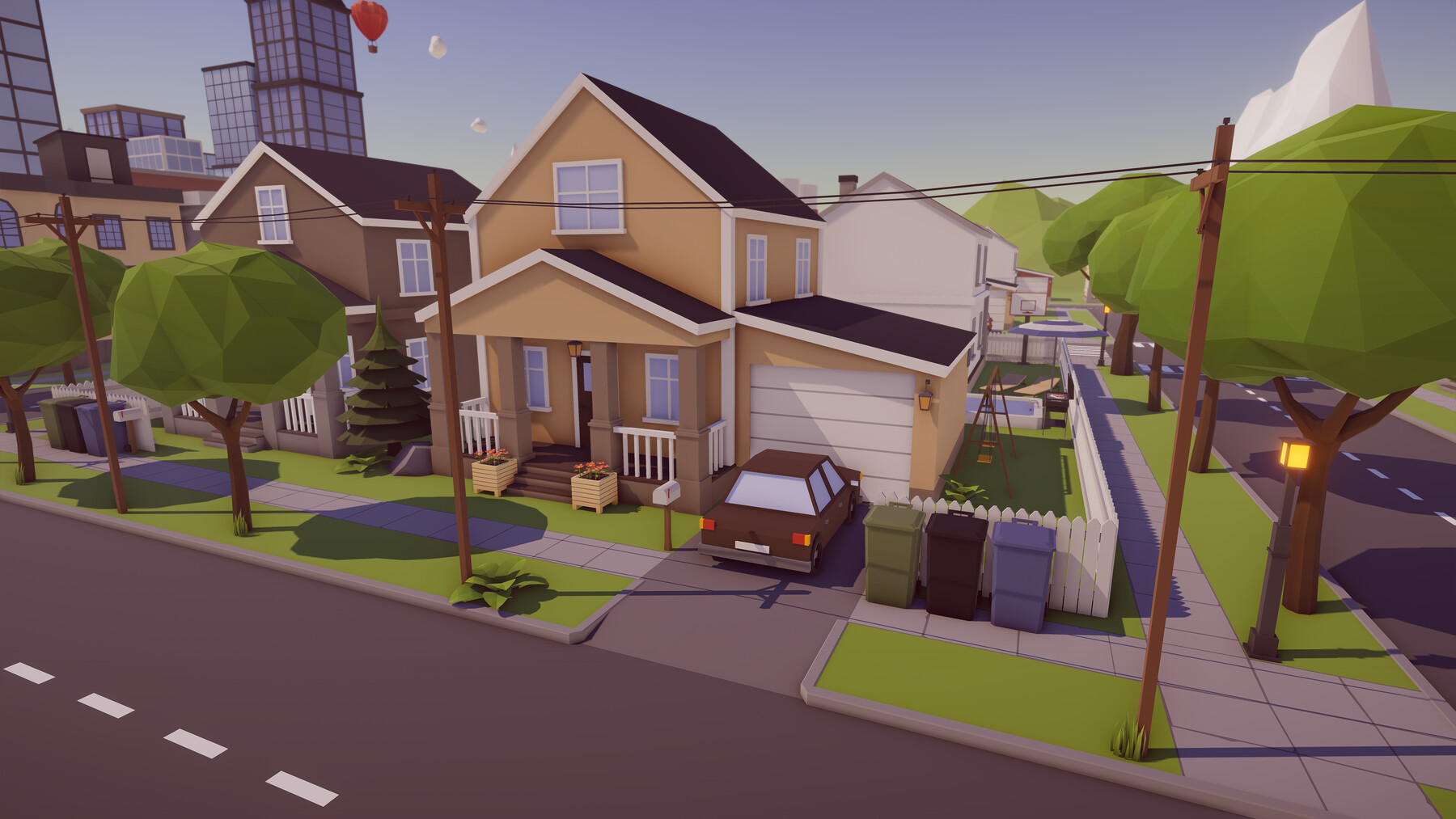 ArtStation - Low Poly Megapolis Pack - Asset for Unity 3D, City Map and Models | Game Assets